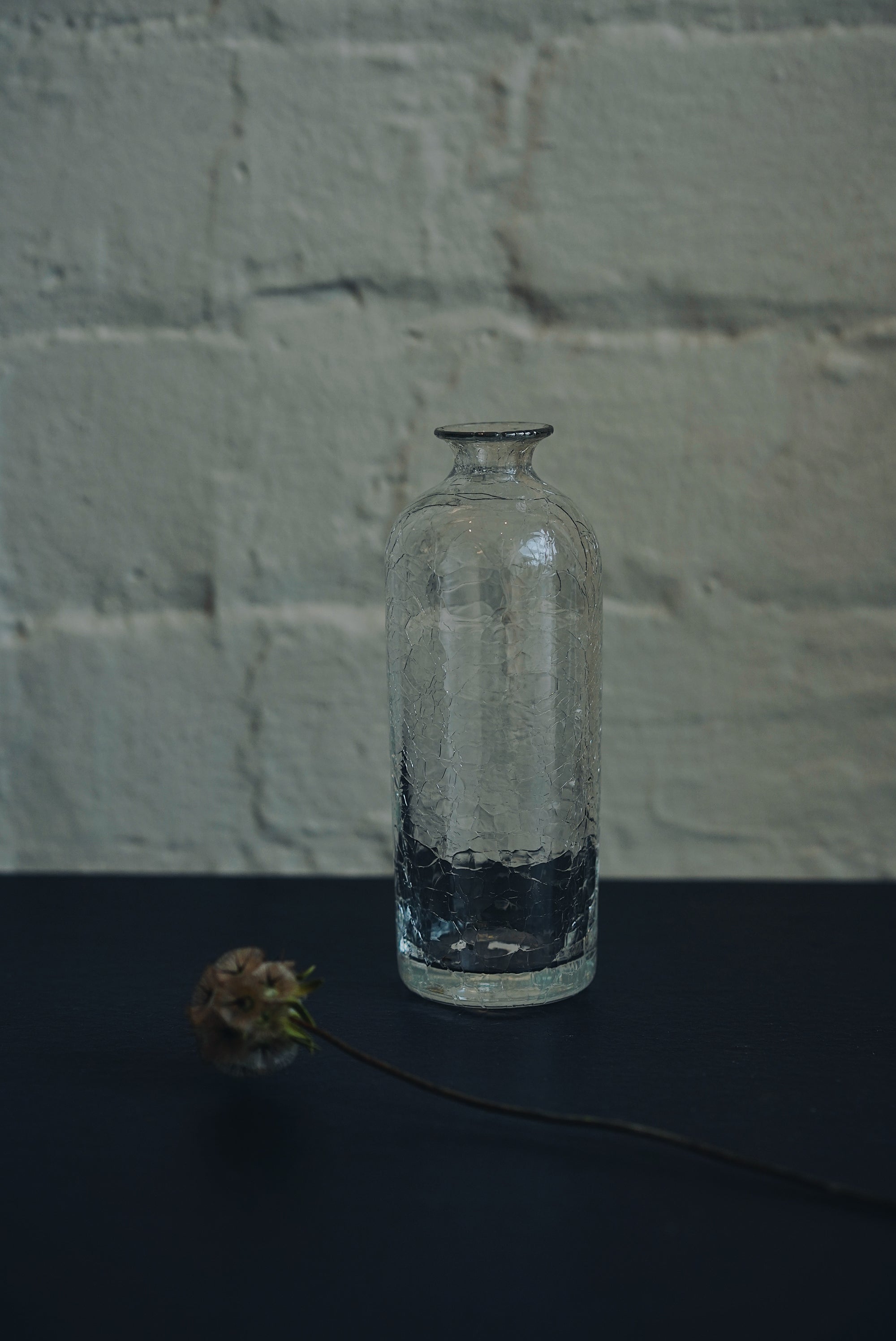 Daisaku Hashimura - CRACK Ichirin-zashi Vase Clear – Kurashi Japanese Crafts